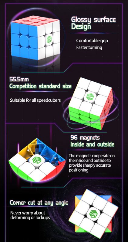 [取扱終了] MsCUBE MS3L 3x3x3 ステッカーレス Enhanced | smartship store