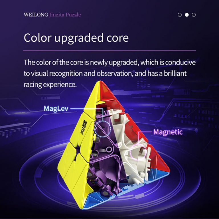 MoYu Weilong Pyraminx Magnetic ステッカーレス | smartship store