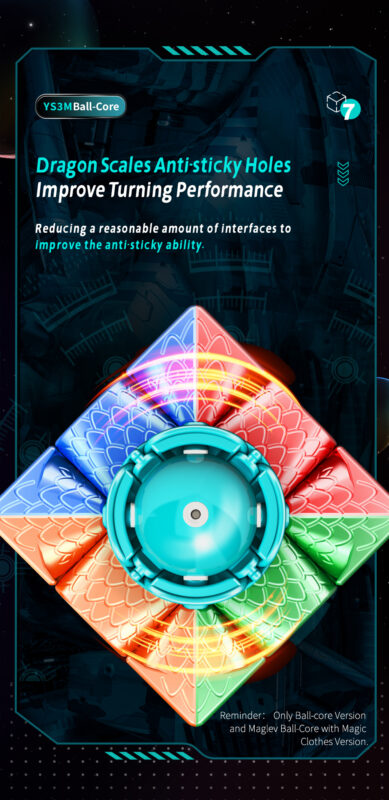 MoYu HuaMeng YS3M Ball-Core ステッカーレス | smartship store