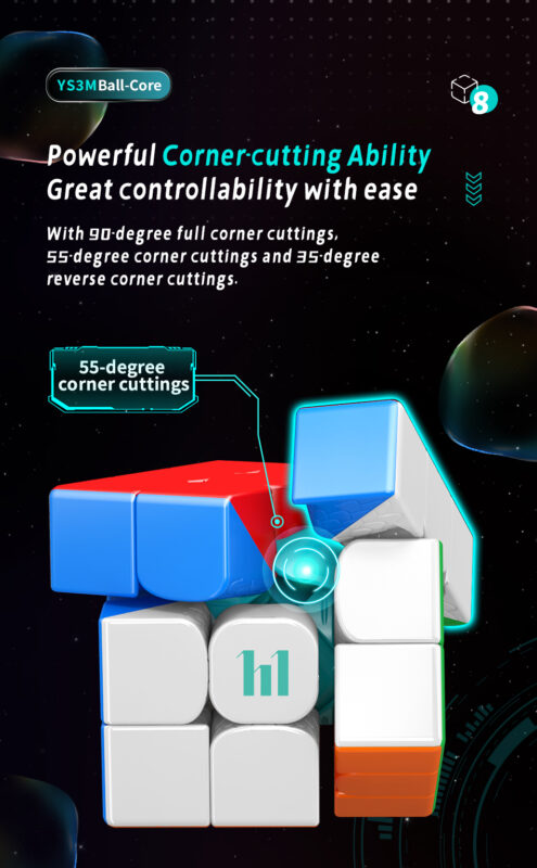 MoYu HuaMeng YS3M Ball-Core ステッカーレス | smartship store