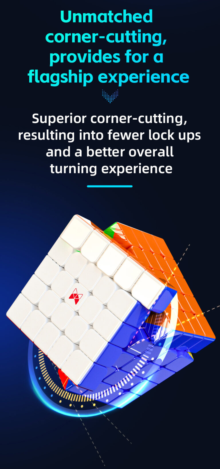 QiYi XMD Hong 5x5x5 ステッカーレス | smartship store