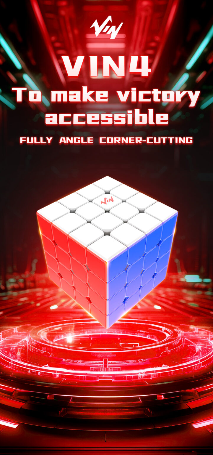 Vin Cube 4x4x4 Core-Manget UV-Coated ステッカーレス | smartship store